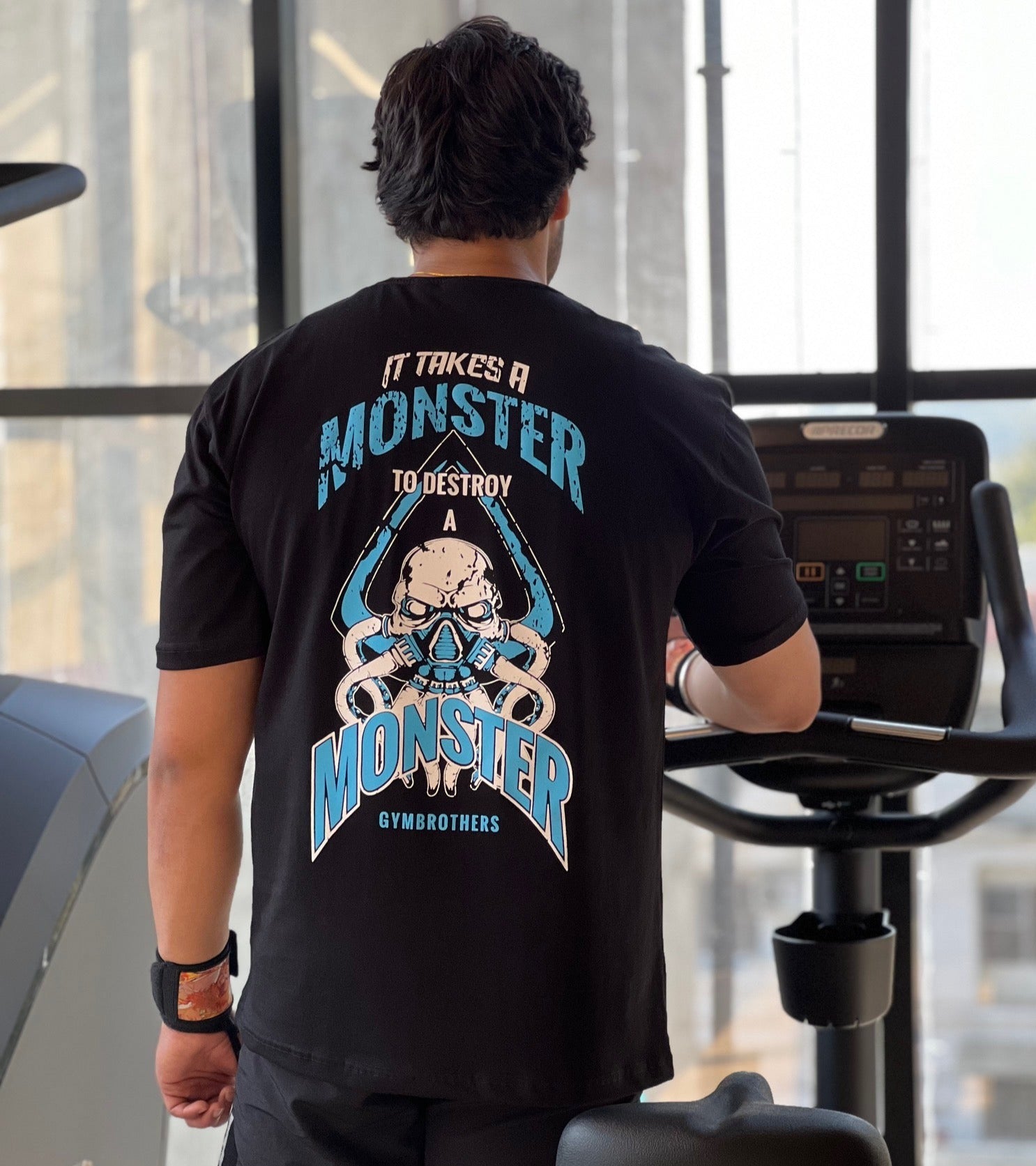 IT TAKES A MONSTER TO DESTROY A MONSTER Oversize T-shirt – Gymbrothers