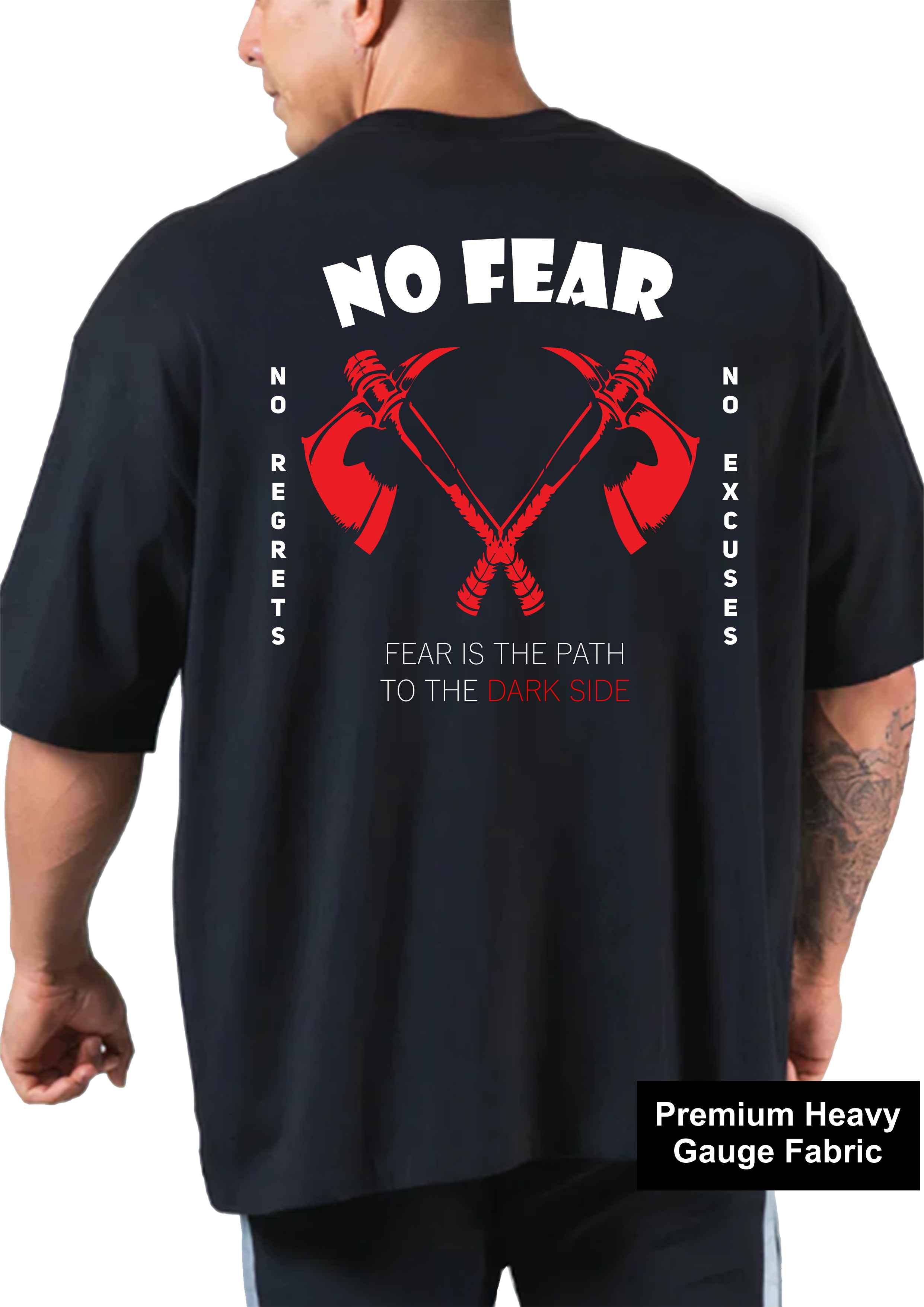 NO FEAR Oversize T-shirt – Gymbrothers